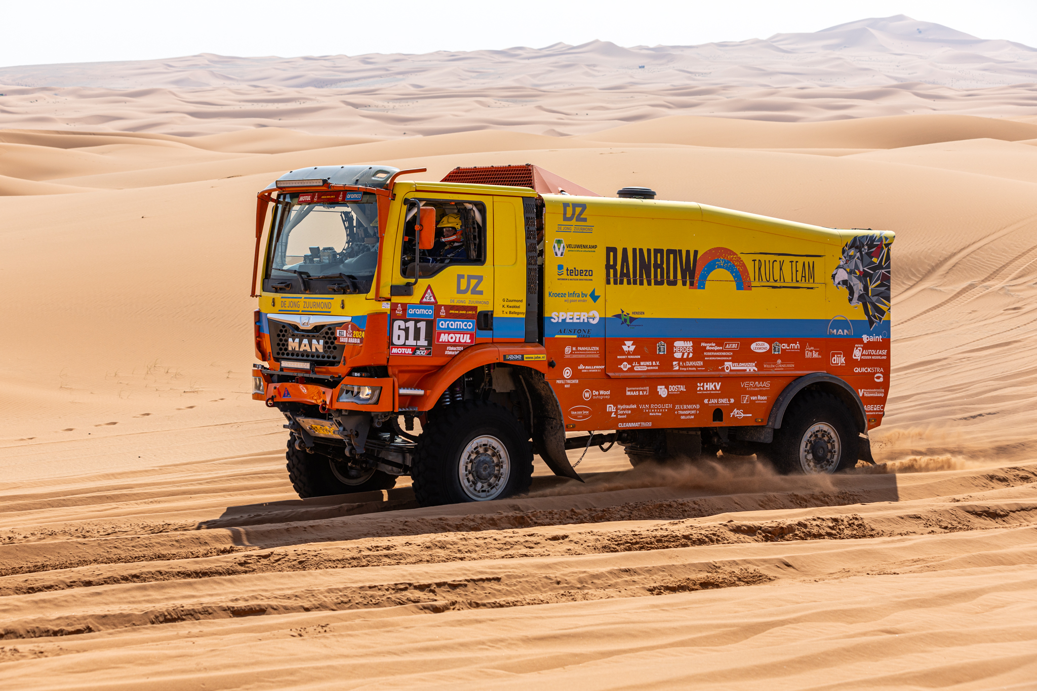 Bij Rainbow Truck Team loopt het als een zonnetje - Rallymaniacs